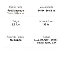 China Foot Machine Promoting Blood Flow Electric Shiatsu Vibration Foot Massager for sale