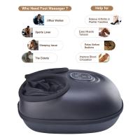 China Newest Mini Shiatsu Kneading Electric Rolling Foot Massager Home Use air Pressure Physical Therapy 4d Heat Foot Massager for sale