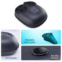 China Newest Mini Shiatsu Kneading Electric Rolling Foot Massager Home Use air Pressure Physical Therapy 4d Heat Foot Massager for sale