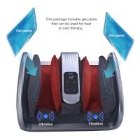 China Portable Foot Massager Machine Shiatsu Vibration Electric Heated Foot Massager for sale