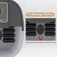 China Foot Spa Massager Automatic Heating Shiatsu Roller Electric Foot Massager for sale