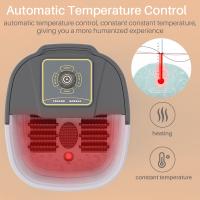 China Foot Spa Massager Automatic Heating Shiatsu Roller Electric Foot Massager for sale