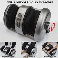 China New Foot Massager Machine 360 Pivot Angle Remote Controller Rolling Kneading Electric Leg&Foot Massager with Heating for sale