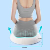 China Lift Butt Hip Massage Electric Butt Enlargement Massager Shiatsu Heated Massage Seat Cushion for Back Waist Spine & Chair Use for sale