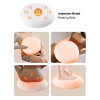 China Lift Butt Hip Massage Electric Butt Enlargement Massager Shiatsu Heated Massage Seat Cushion for Back Waist Spine & Chair Use for sale