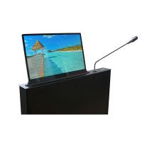 China Motorized Retractable Monitor Integrated With Conference Discussion Unit, Microphone is retractable for sale