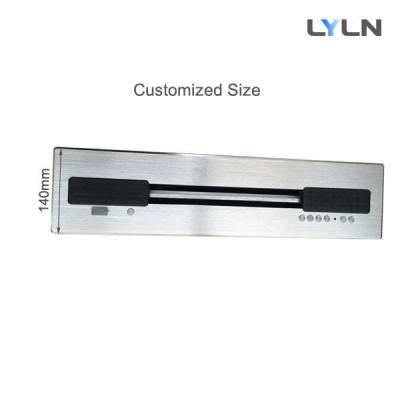 China Customized Size Motorized Retractable Monitor With Brushed Aluminum Material for sale
