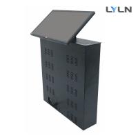 China Intelligent Desk Motorized Monitor Lift 35db Quiet Big Tilt Angle VGA HDMI for sale