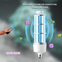 China Germicidal Sanitizer UVC Corn Light 60W 254nm Ozone Free 360 Degree Disinfection for sale