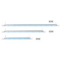 China G5 Tube Ultraviolet Germicidal Lamp Ozone Free 60W PIR Quartz Glass for sale