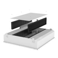 China 135W UVC Panel Light 4500LM HEPA Filtration UVC Germicidal Light for sale