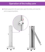 China 60W Sterilizer Wheel Germicidal Lamp Quartz Tube 254nm Hospital for sale