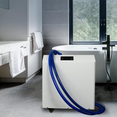 China UV Disinfection Ice Bath Machine 2HP Cold Shower Chiller R410A Refrigerant for sale