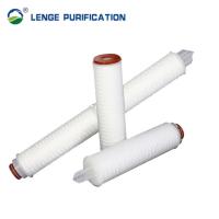 China 30 Inch PES Ss Pleated Filter Cartridge With 0.22um PES Membrane For Eye Drops for sale