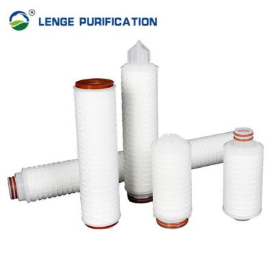 China Pp Pleated Filter Cartridge 20 Inch 222 Fins With Silicone Rubber Seal for sale