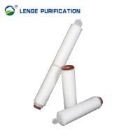 China 10 Inch Nylon Pleated Filter Cartridge Built In Stainless Steel for sale