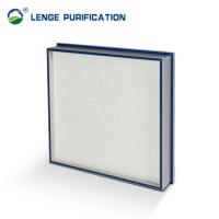 China H14 99.995 % Gel Sealed Mini Pleated HEPA Filter For Clean Room for sale