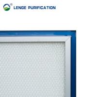 China H14 99.995 % Gel Sealed Mini Pleated HEPA Filter For Clean Room for sale