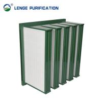 China H13 99.95% ABS Frame V- Bank HEPA Filter in Laboratories for sale