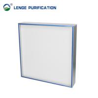 China H14 Gel Sealed Mini HEPA Pleat Cleanroom Filter For Purification Equipment for sale