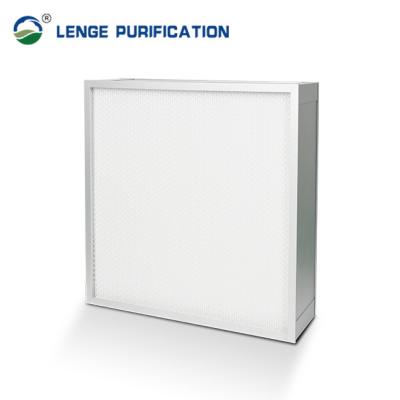 China Compact Cleanroom HEPA Filter H14 99.995 % 800 × 600 × 93 For Laminar Flow for sale