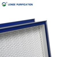 China H13 Cleanroom HEPA Filter 99.95% Aluminum Glass Fibre With Top Gel Seals for sale