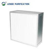 China 99.99995 % Aluminum Compact U16 Hepa Ulpa Filter With Glass Fibre for sale