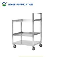 China Clean Room SUS 304 Trolley Stainless Steel Furnisher For Pharmaceutical for sale