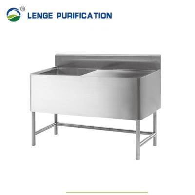China 1200mm × 600mm × 800mm Stainless Steel Double Wash Basin Sinks for sale
