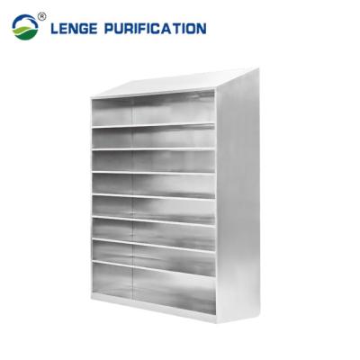 China Multilayer Stainless Steel Furnishing 1100mm × 450mm × 2000mm Pharma Storage Rack for sale