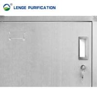 China Six Door Stainless Steel Furnishing Sloping Top Stainless Steel Cabinet With Lock for sale