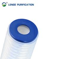 China PP Pleated Filter Cartridge 5 Inch 226 Fins With EPDM Rubber Seal for sale
