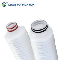 China PP Pleated Filter Cartridge 5 Inch 226 Fins With EPDM Rubber Seal for sale