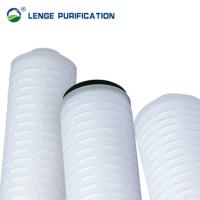 China Nylon Pleated Filter Cartridge 30 Inch 226 Flat Fin For Beverage for sale