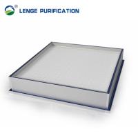 China H13 Cleanroom HEPA Filter 99.95% Aluminum Glass Fibre With Top Gel Seals for sale