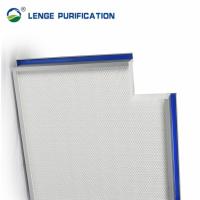 China H13 Cleanroom HEPA Filter 99.95% Aluminum Glass Fibre With Top Gel Seals for sale