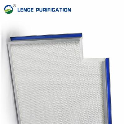 China H13 Cleanroom HEPA Filter 99.95% Aluminum Glass Fibre With Top Gel Seals for sale