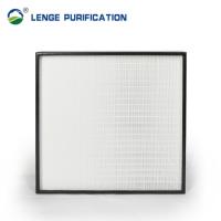 China 99.9995 % Aluminum Compact U15 Ulpa Filter With CR Seal Strip for sale