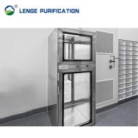 China 600x600x1800 Double Layer Type Stainless Steel Double Layer Cleanroom Dynamic Pass Box SS 304 for sale