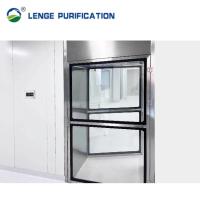 China 800x800x1800 Floor Type SS 304 Cleanroom Static Pass Box Without Bottom for sale