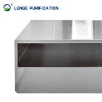 China L Type Stainless Steel Furnishing Shoe Bench 2200mm × 350mm × 600mm for sale