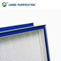 China H14 99.995 % Gel Sealed Mini Pleated HEPA Filter For Clean Room for sale
