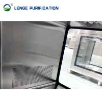 China 400 x 400 x 1200 Double - Layer Glass Door Dynamic Pass Box With Control Panel for sale