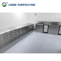 China 2200 * 350 * 600 Brushed Dull Polish Stainless Steel Shoe Stand With lockers for sale