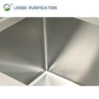 China 1200 X 600 X 800 SS304 Water Tank Stainless Steel Furnishing With Overflow Hole for sale