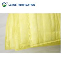 China F8 90 % Aluminum Frame Medium Filter With Yellow PET Nonwovens for sale