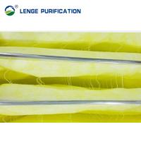 China F8 90 % Aluminum Frame Medium Filter With Yellow PET Nonwovens for sale