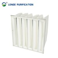 China White PP Nonwovens Bag Pre Filter With G4 90 % Grade Efficiency for sale