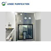 China 500 * 500 * 500 Dynamic Pass Through Box Stainless Steel For Clean Room for sale