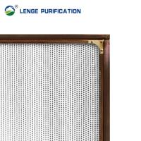 China 610 × 610 × 292mm Resistant 350℃/450℃ Separator HEPA Filter With Glass Fiber for sale